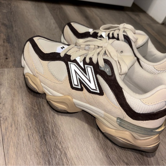 New Balance | Shoes | New Balance Cream And Brown Sneakers | Poshmark